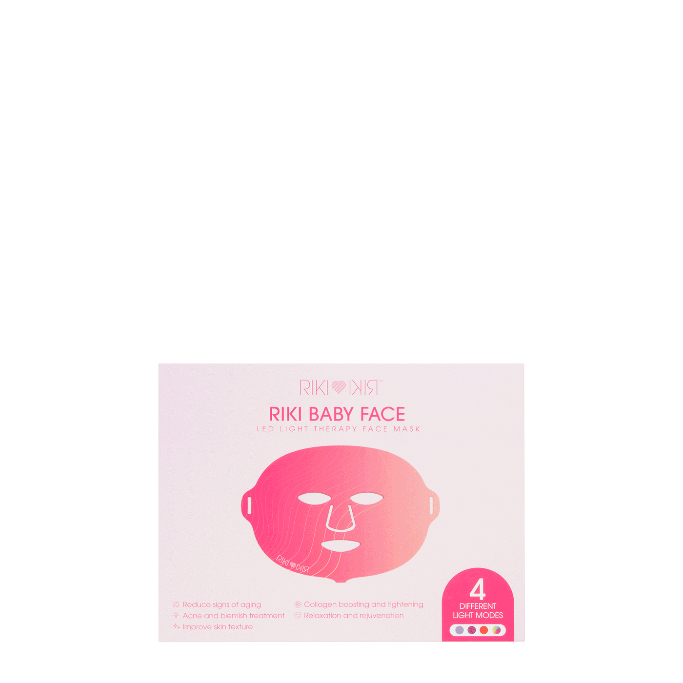 RIKI BABY FACE | Best LED skincare therapy mask for wrinkles & acne