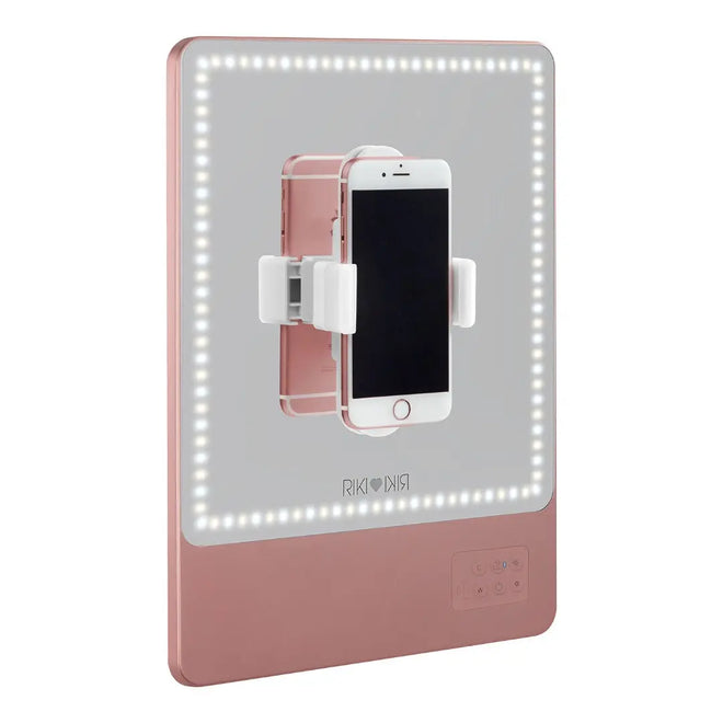 RIKI SKINNY | Lighted Makeup Mirror & Live Stream Device | RIKI LOVES RIKI