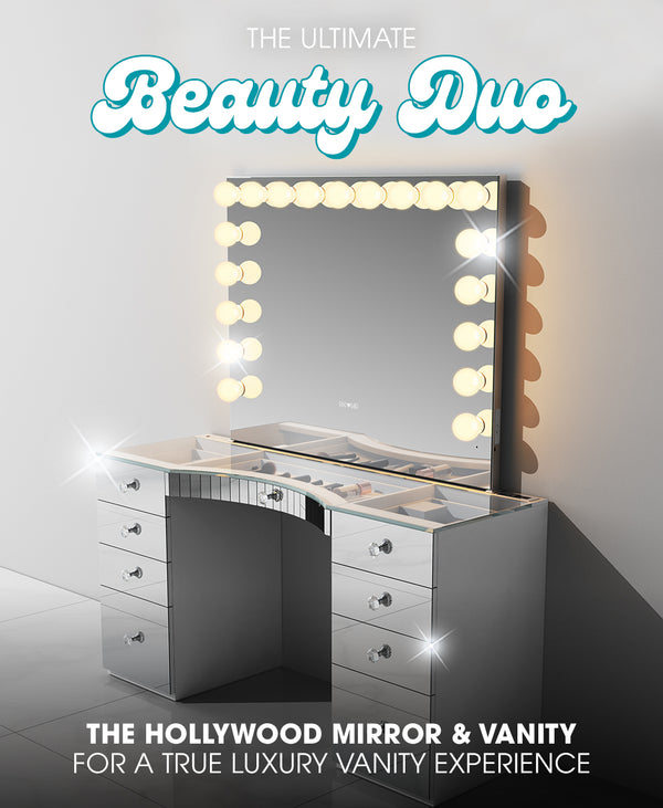 The Most Premium RIKI LOVES RIKI Hollywood Mirror and Vanity with Power ...