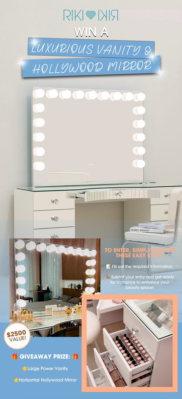 Glam with this Giveaway Hollywood Mirror & Power Vanity awaits you ...