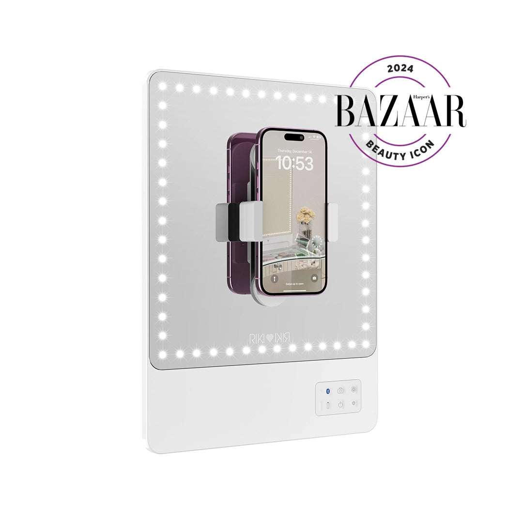 RIKI SKINNY | Lighted Makeup Mirror & Live Stream Device | RIKI LOVES RIKI