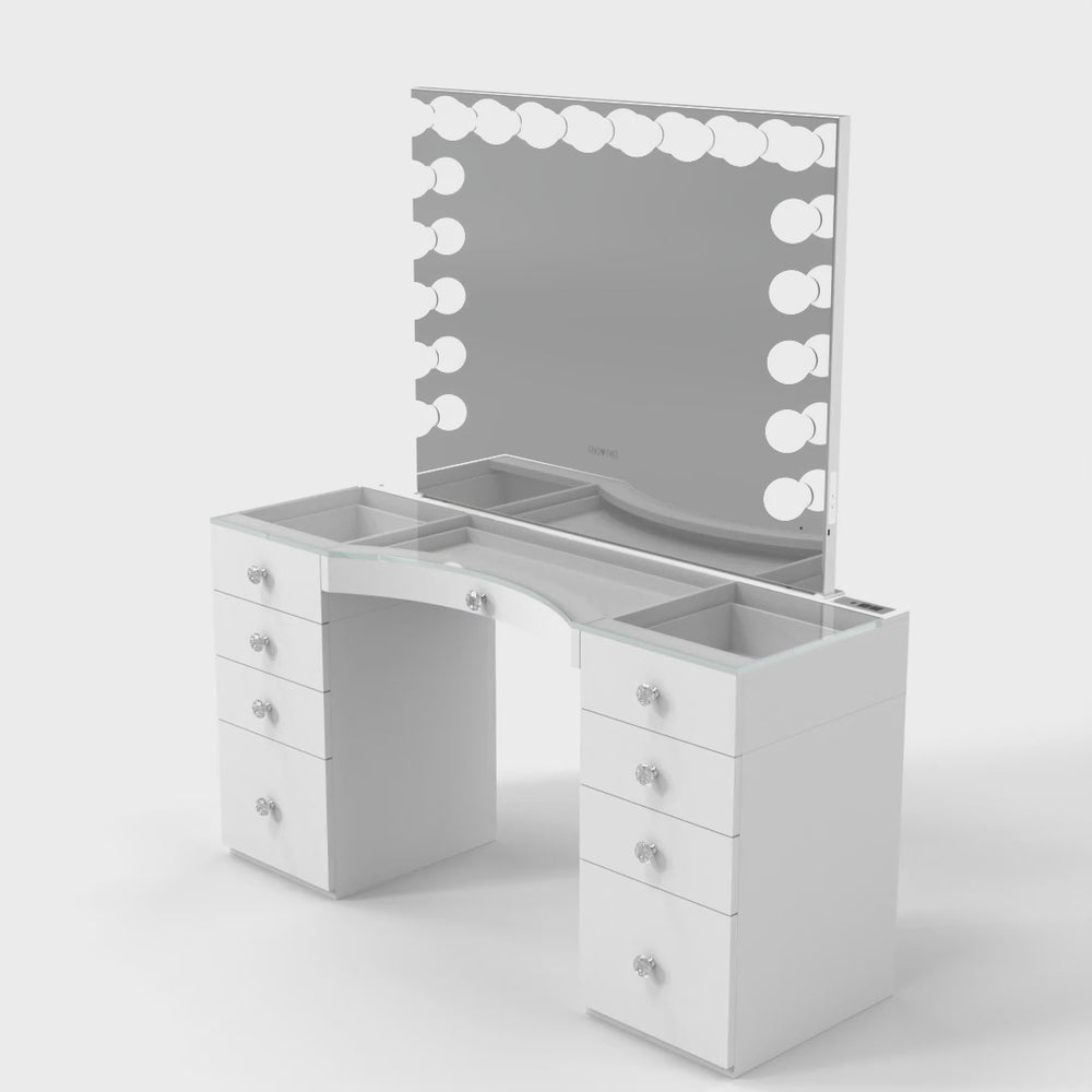 The Most Premium RIKI LOVES RIKI Hollywood Mirror and Vanity with Power ...