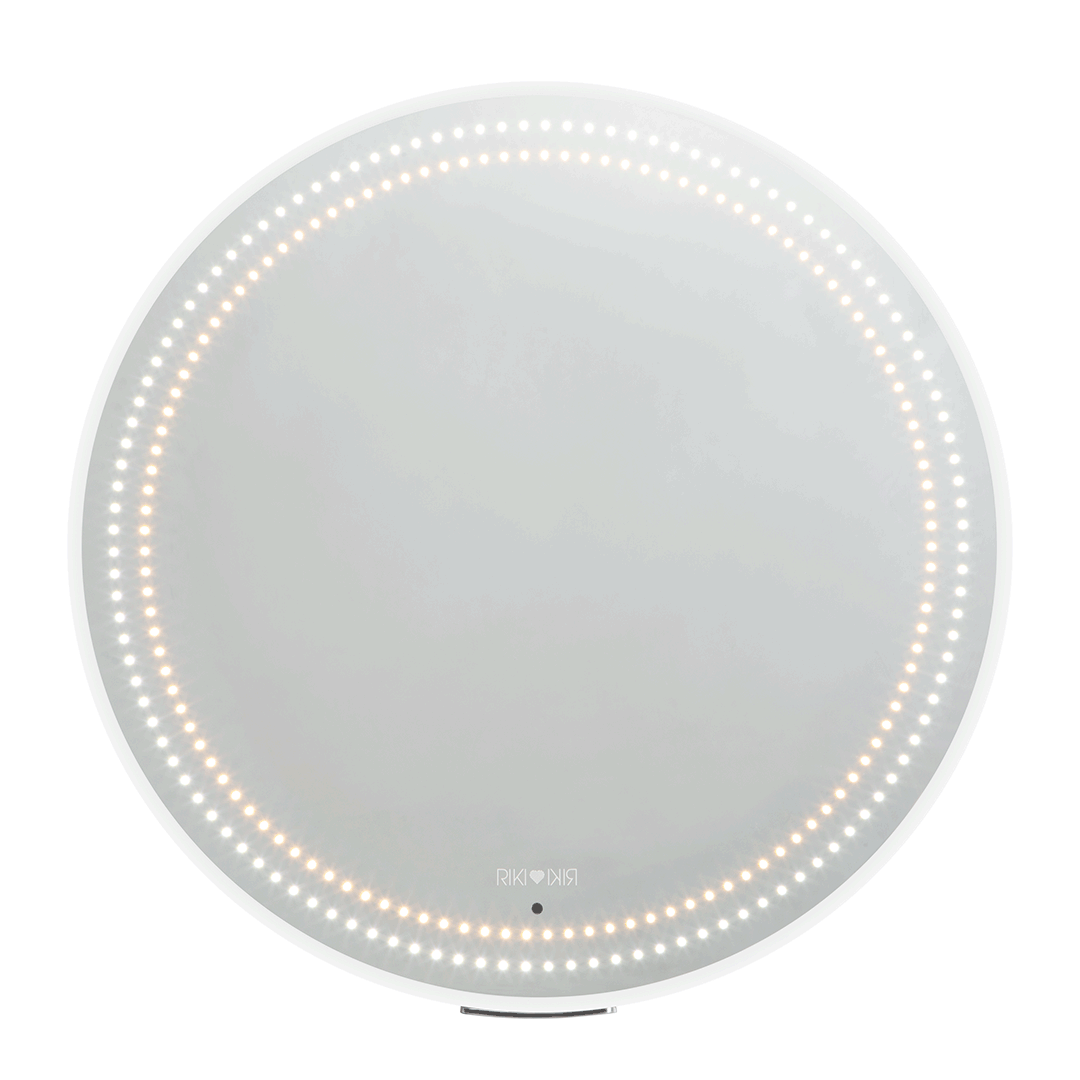 RIKI Classy | wall mount vanity mirror brightness and LED color ...