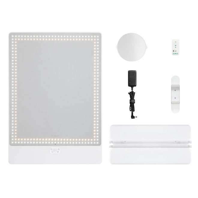 RIKI TALL DUO | Large Vanity Mirror with Adjustable Warm & Cool LED ...